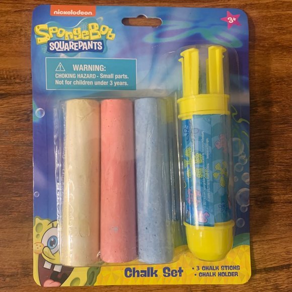 Nickelodeon | Toys | Spongebob Chalk Set Outdoor Kids Fun Summer | Poshmark